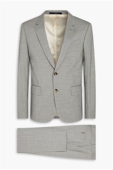 Paul Smith Soho Mélange Wool blend Suit in Gray for Men Lyst