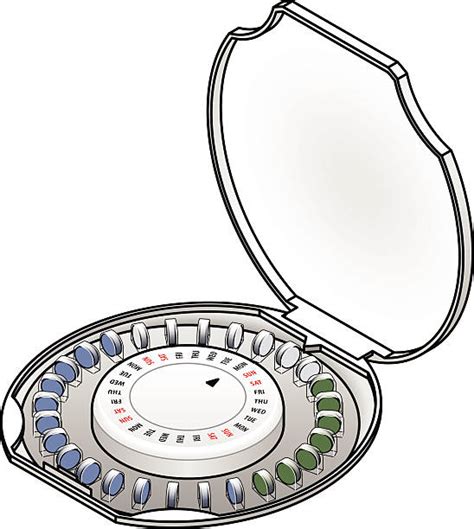 180 Progesterone Pill Stock Illustrations Royalty Free Vector