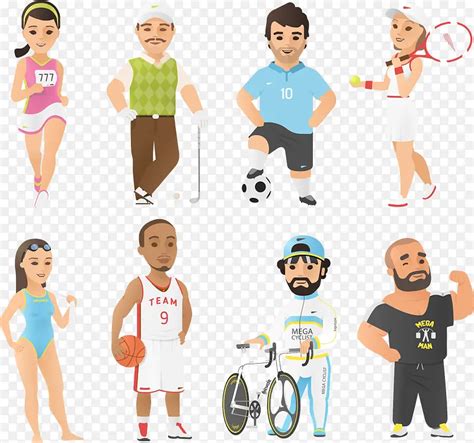 卡通运动员矢量png图片素材下载图片编号ykpnnwnr 免抠素材网