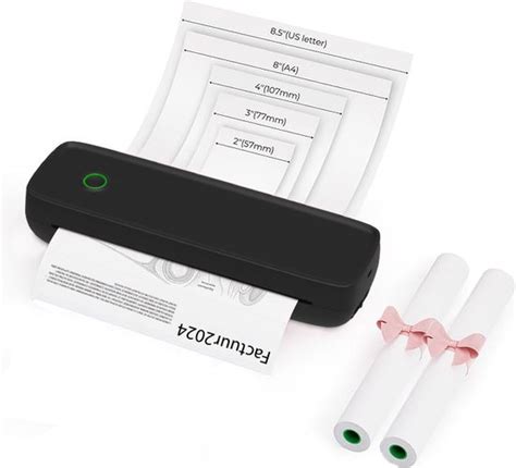 Thermische Printer A4 Inclusief 1 Rol Papier Mini Pinter Voor Mobiel Laptop Bol