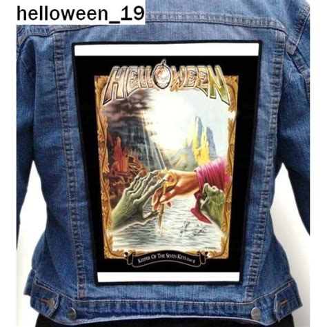 Helloween 19 Photo Quality Printed Back Patch King Of Patches