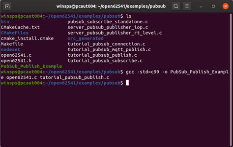 Cannot Compile The Example Tutorialpubsubpublish And Tutorialpubsub