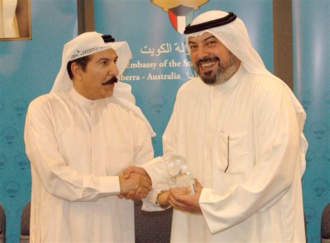 Kuwaiti Ambassador To Australia And New Zealand Khaled Al Shaibani And