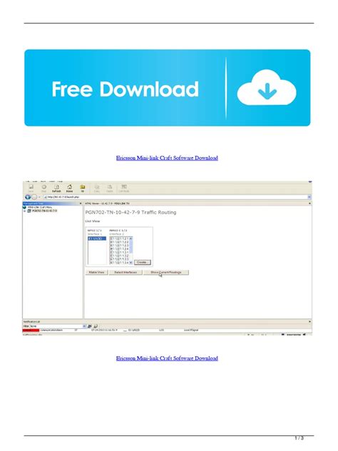 Ericsson Mini Link Craft Software Download Pdf Ericsson Software