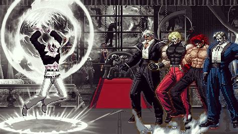 KOF Mugen Orochi Iori WF XIII Vs Dark Bosses Rugal Team YouTube