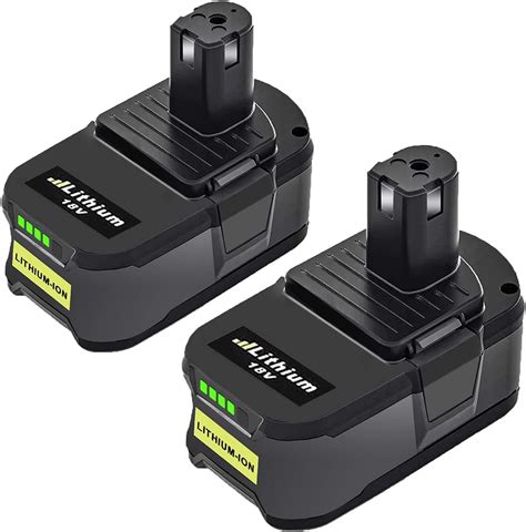 2X 8 0Ah P108 Battery For Ryobi Powtree Replacement For Ryobi One