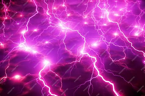 Premium Ai Image Electric Lighting Effec