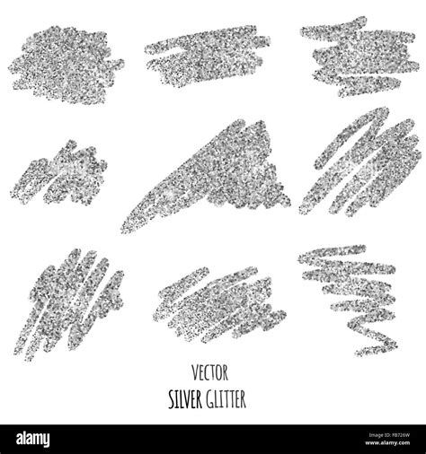 Silver Glitter Background Stock Vector Image And Art Alamy