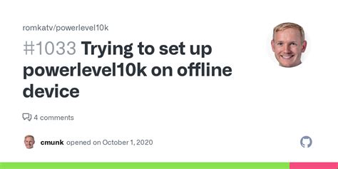 Trying To Set Up Powerlevel K On Offline Device Issue Romkatv Powerlevel K GitHub