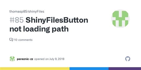 Shinyfilesbutton Not Loading Path · Issue 85 · Thomasp85shinyfiles · Github