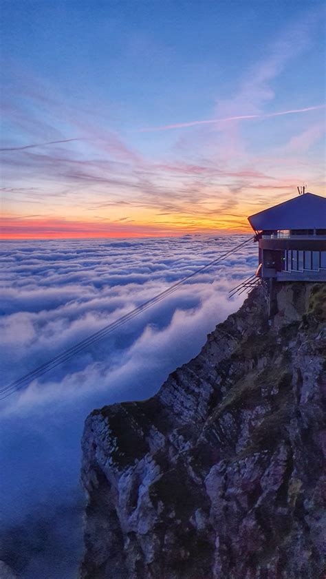 Faszination Berge über Den Wolken Foto And Bild World Wolken Schweiz