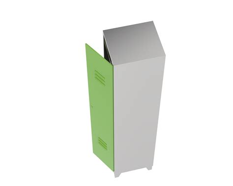 Gym Lockers Isolated On Background 3d Rendering Illustration
