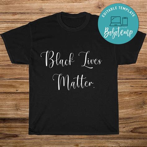 Black Lives Matter Shirt Bobotemp