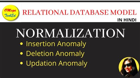 Normalization In Dbms Insertion Deletion And Updation Anomaly Youtube