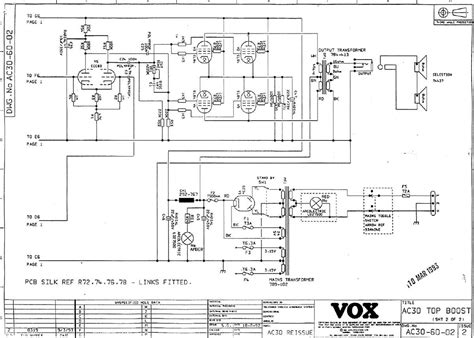 Download Vox Ac30 Top Boost Re Issue 1993 Schematics Free