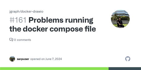 Problems Running The Docker Compose File · Issue 161 · Jgraphdocker