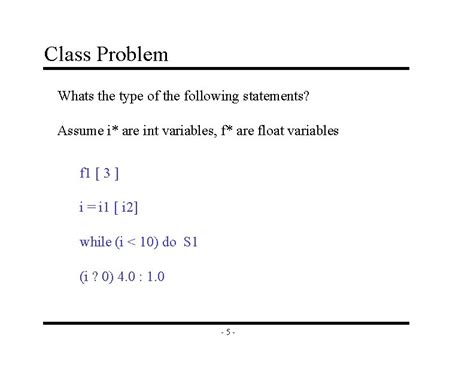 Semantic Analysis III Static Semantics EECS Lecture