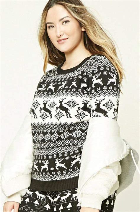 Plus Size Fair Isle Sweater The Curvy Fashionista