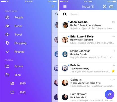 New Yahoo Mail App Launches With Design Overhaul Smarter Searches And