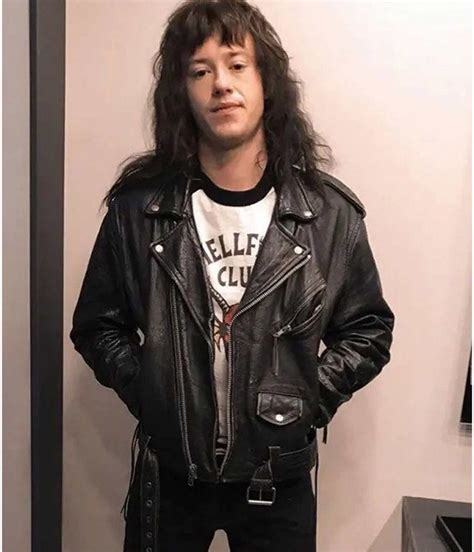 Season 4 Stranger Things Eddie Munson Biker Leather Jacket Jacket Makers