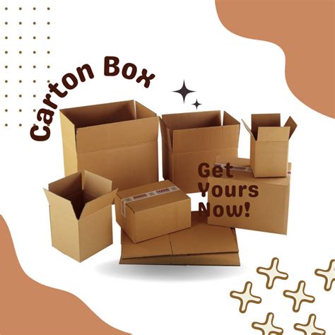 Kotak Carton Box Packaging Box Paper Box Small Box Packing Box Parcel
