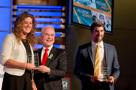 Olympians Michael Phelps And Allison Schmitt Receive Mental Health