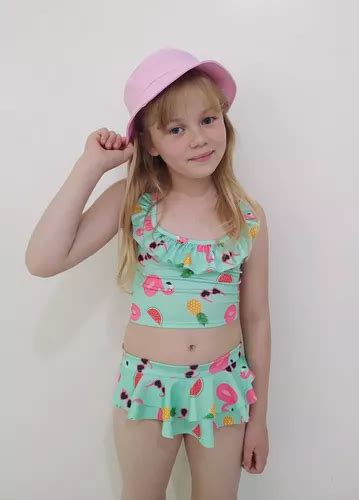 Maiô Biquini Infantil Menina Roupa Moda Praia Parcelamento Sem Juros