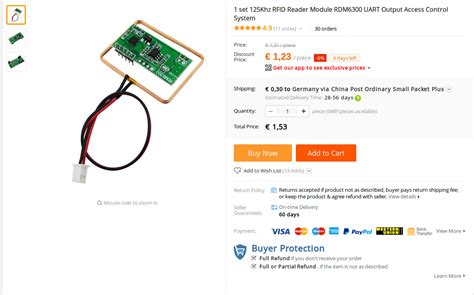 2 6 RDM6300 125kHz RFID Reader Marta Musik Maschine