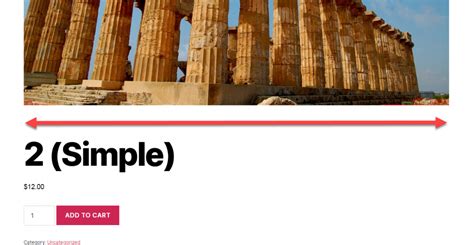 Woocommerce Full Width Featured Image Single Product Page