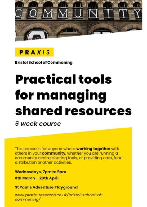 Practical Tools For Managing Shared Resources The Bristol Cable