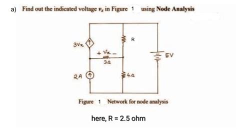 Solved A Find Out The Indicated Voltage V X In Chegg