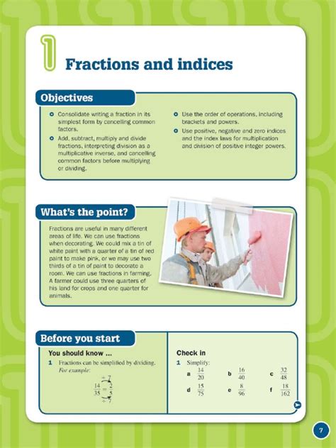 Fractions And Indices Pdf