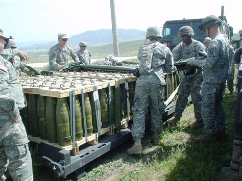 Ammunition Detail You Have To Keep The M109a6 Properly Fed Or It Won