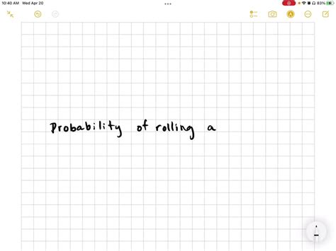 Solved An Experiment Consists Of Rolling A Six Sided Die To Select A