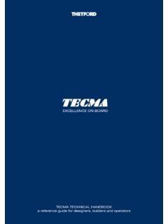 TECMA TECHNICAL HANDBOOK A Reference Bukh Tecma Technical