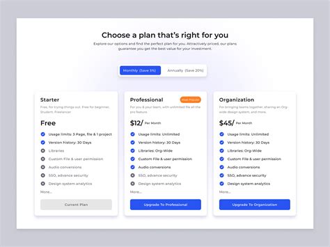 Pricing Plan Section Ui Design By Rishabh Singh On Dribbble
