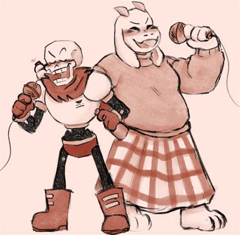 Day 128 Of Drawing Papyrus Until He Cameos In Deltarune I Think They Should Drunkenly Sing