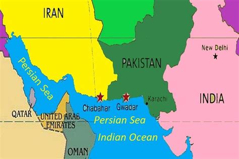 Map Of Persian Sea