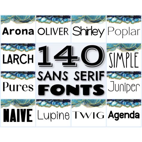 140 Sans Font Bundle Add Fonts To Microsoft Word PowerPoint Excel For Mac And Windows