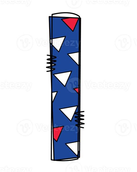 Patriótico Alfabeto Rabisco Carta Clipart Ilustração 23389568 Png