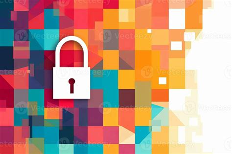 Modern Tech Encrypted Data Theme Background Generative Ai 28371197
