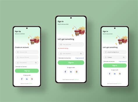 Mobile App Loginsignin And Signup Screen Design By Tareq Rahman On