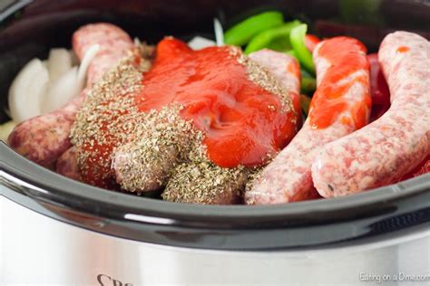 Crockpot Sausage And Peppers Slow Cooker Italian Sausage