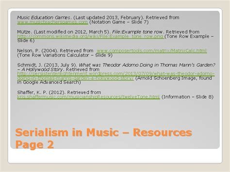 Serialism In Music Twelve Tone Row Music April