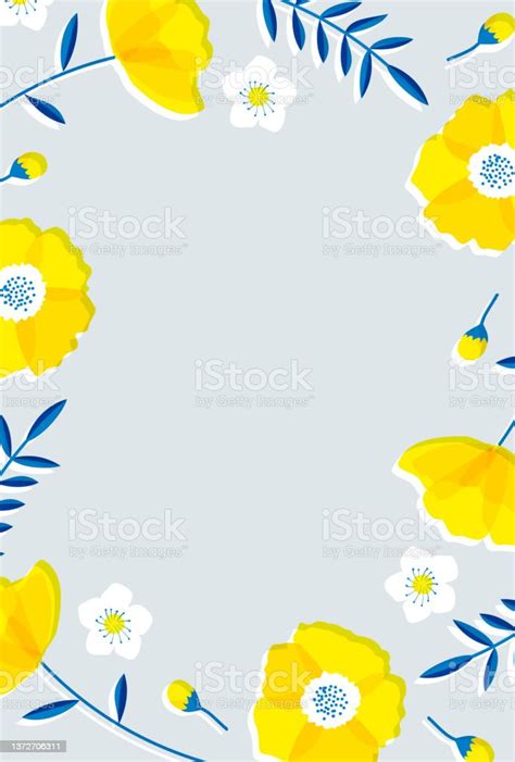 배너 카드 전단지 소셜 미디어 배경 화면 등을위한 꽃과 잎프레임 0명에 대한 스톡 벡터 아트 및 기타 이미지 0명 공휴일 꽃 식물 Istock