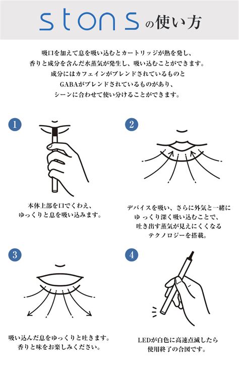 【楽天市場】ston S 深呼吸 サポート 習慣化 サポートデバイス カフェイン 深い呼吸 Gaba フレーバー ストン リラックス 電子