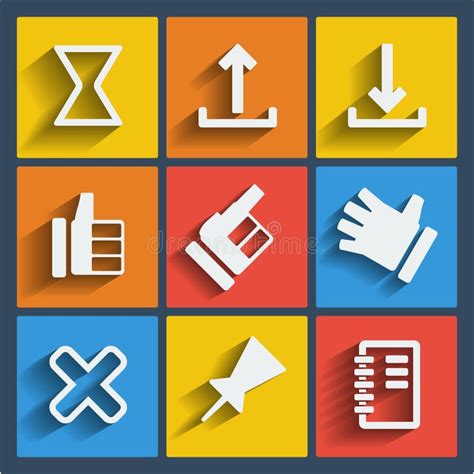 Set Of Time Web And Mobile Icons Vector Stock Vector Illustration Of Hour Interface 50402908