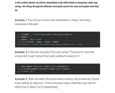 Mazharul Islam Shuvo On Linkedin Using Python In Nuke To Manipulate