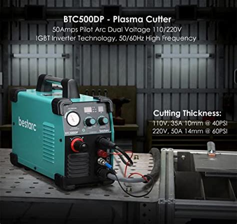 Bestarc Plasma Cutterpilot Arc Btc500dp 2nd Generation 50amps Dual