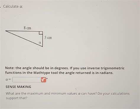Solved Calculate A Note The Angle Should Be In Degrees Chegg